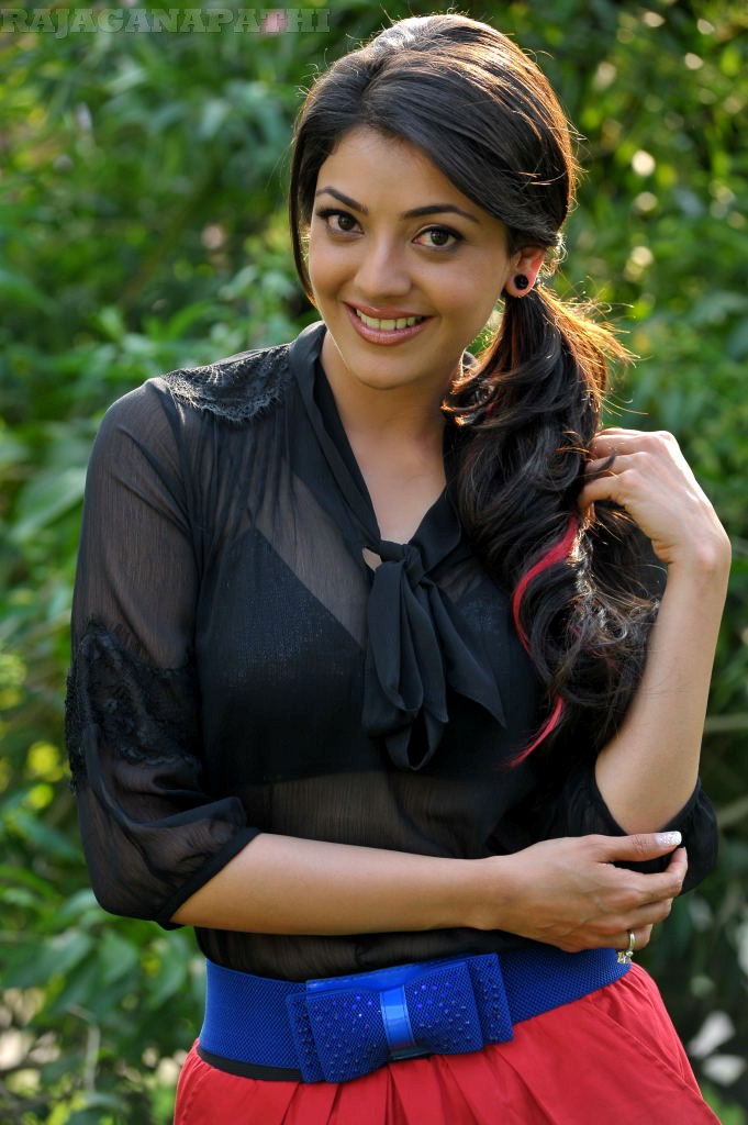 ACTRESS KAJAL AGARWAL IN BLACK TRANSPARENT DRESS LATEST HOT PHOTOS ...
